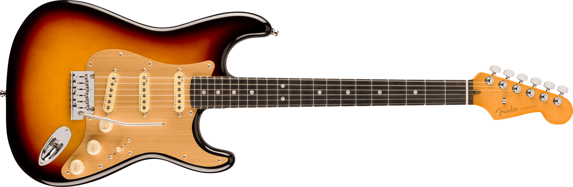 Fender American Ultra II Stratocaster Ebony Fingerboard, Ultraburst 01 ...