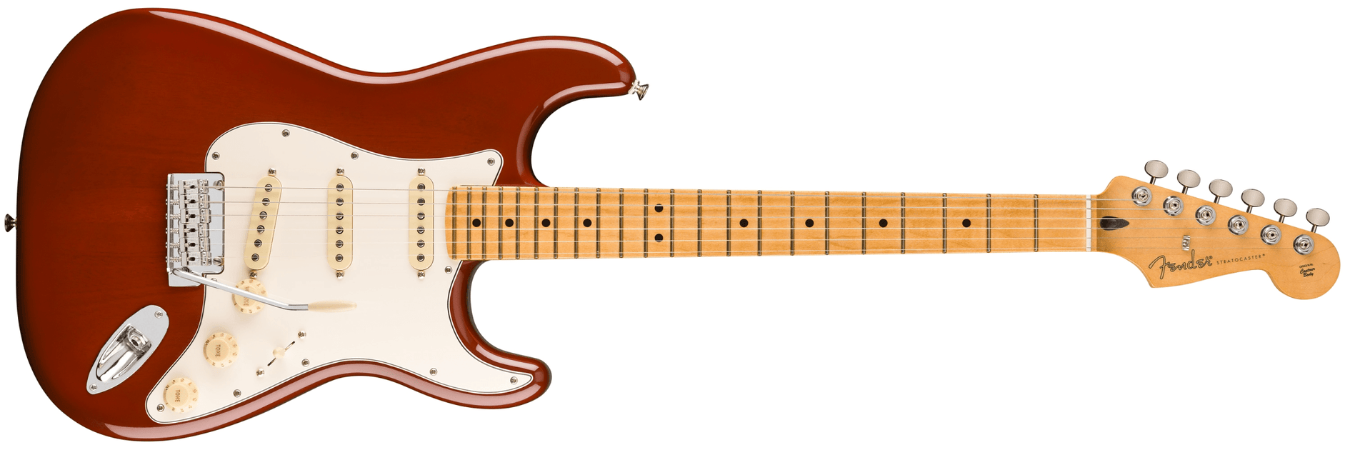 Fender Player II Stratocaster Maple Fingerboard, Transparent Mocha Bur ...