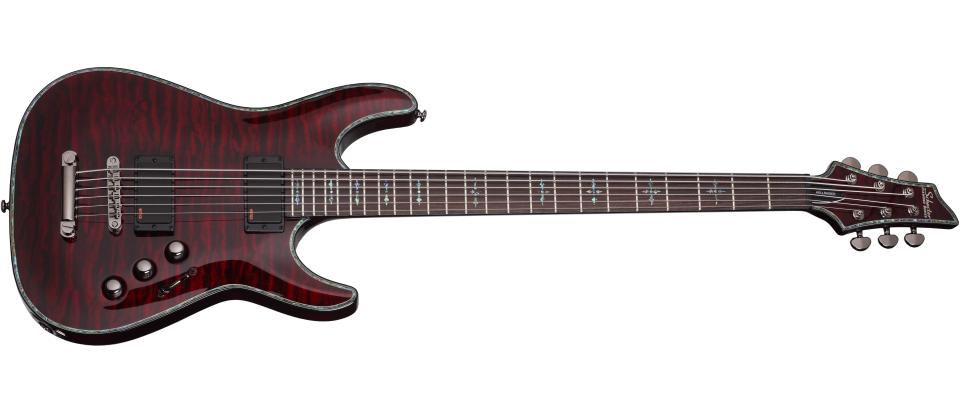 Schecter 6-String Electric Guitar, 24 Frets, Thin 'C' Shape Neck, Rose ...