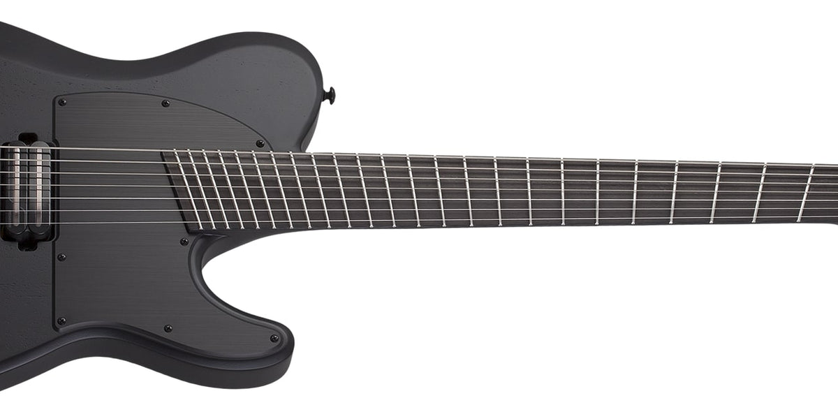 Schecter PT-7 Black Ops 7 String Multiscale Electric Guitar, Satin Bla ...