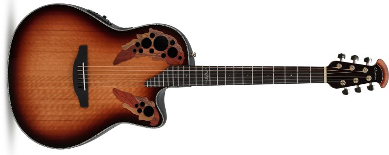 Ovation Celebrity Exotic Selection Acoustic / Electric Guitar, Eucalyp ...