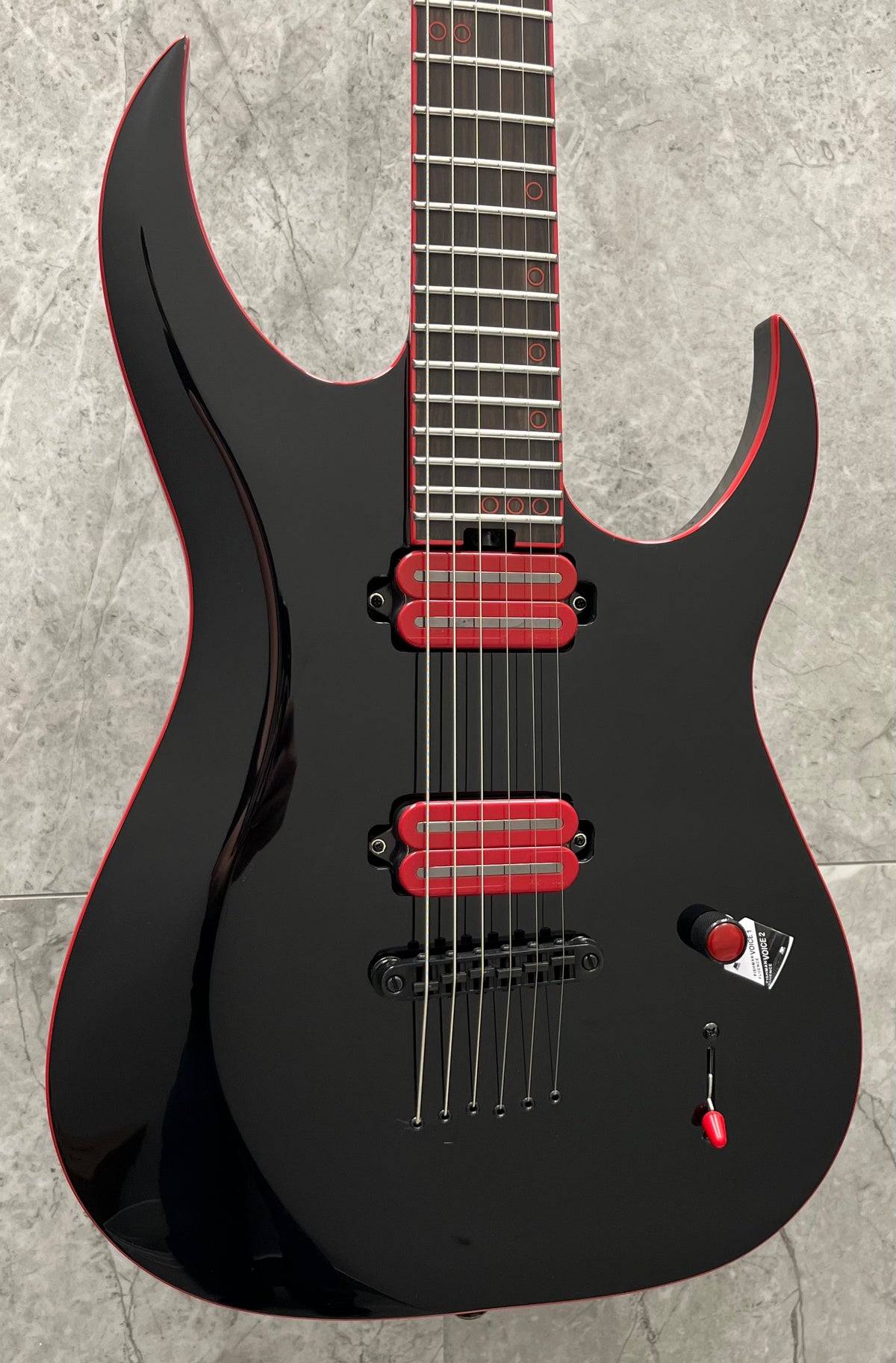 Schecter Sunset-6 Red Dawn Gloss Black 3890-SHC — L.A. Music