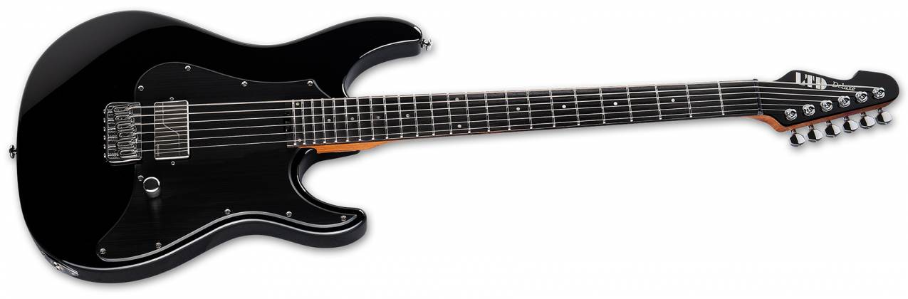 ESP LTD SN-1 HT LTD Deluxe Baritone 6-String Electric Guitar, Black LS ...