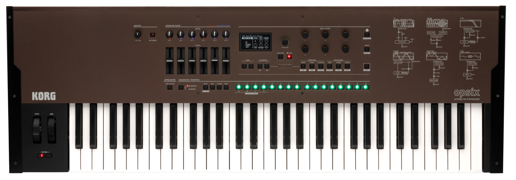 Korg Special Edition 37-Key Altered FM Synthesizer OPSIXSE — L.A. Music