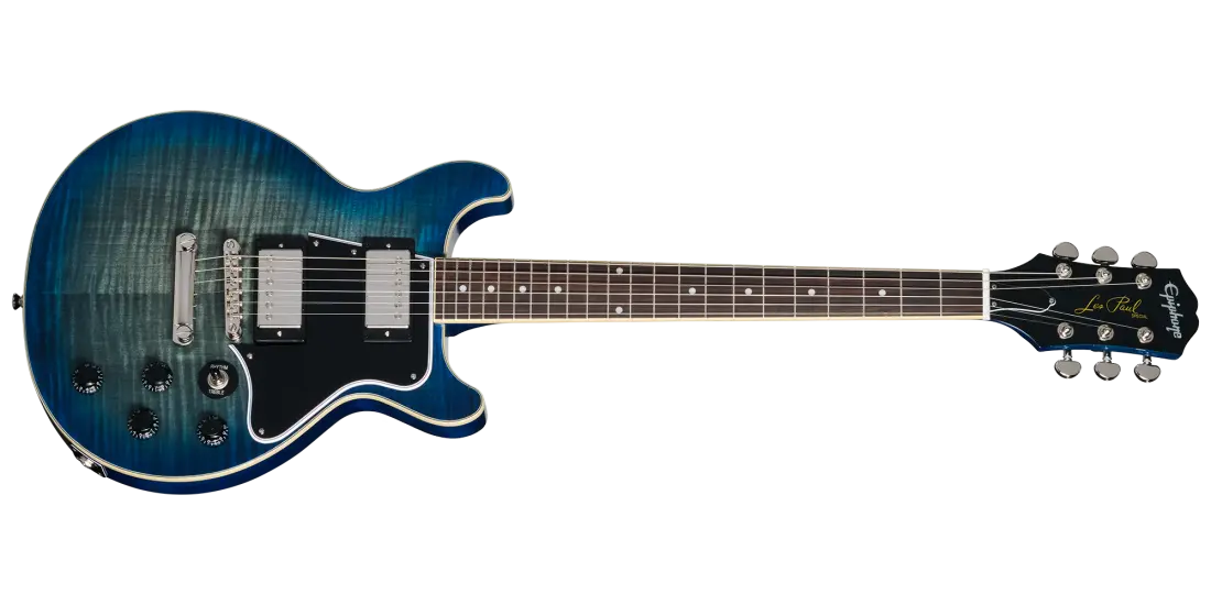 Epiphone Les Paul Special Double Cut Figured Electric Guitar - Ocean W ...