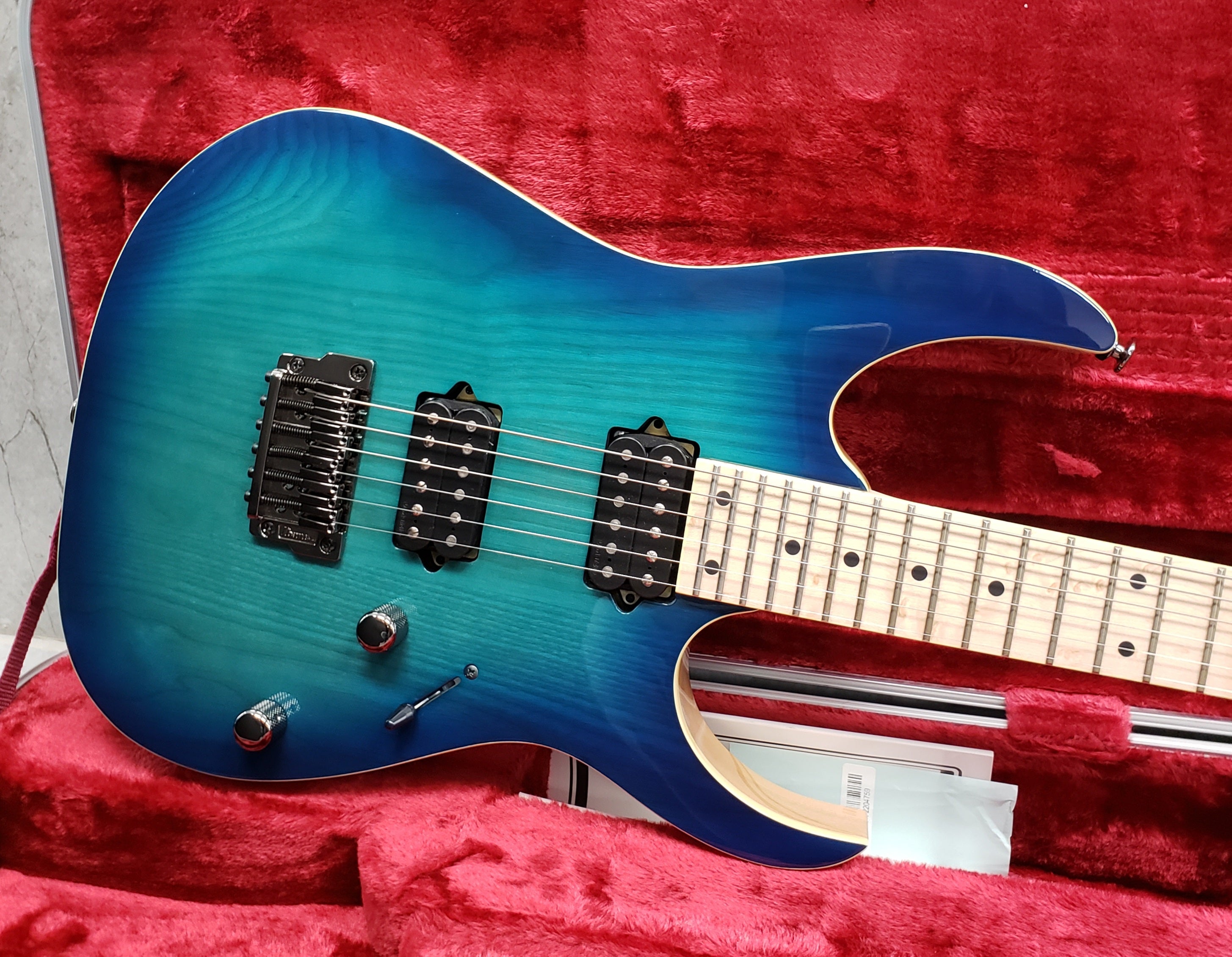 Ibanez RG652 AHMFX-NGB RG Prestige Fixed Bridge Nebula Green Burst RG6 ...