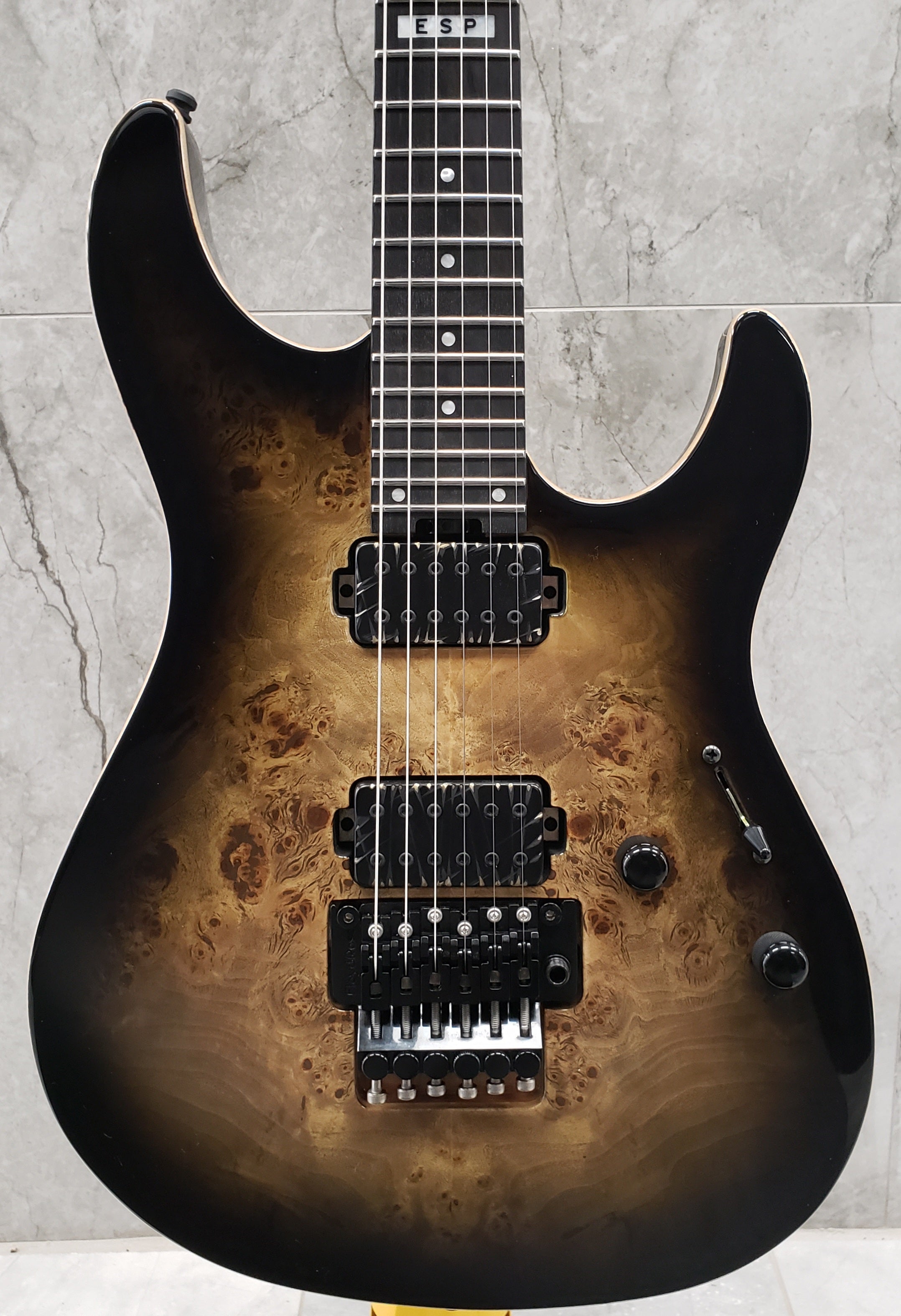 ESP EII SN-2 SNAPPER MADE IN JAPAN Nebula Black Burst EIISN2BMNBLKB SE ...