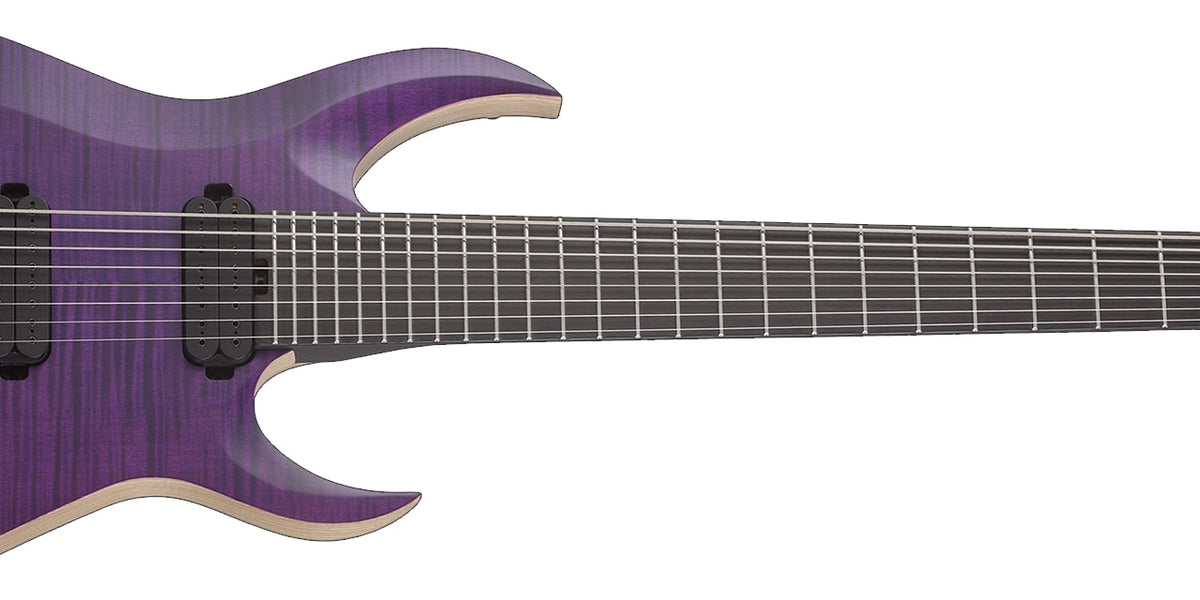 Schecter John Browne Tao-8 8 String Electric Guitar, Satin Trans Purpl ...