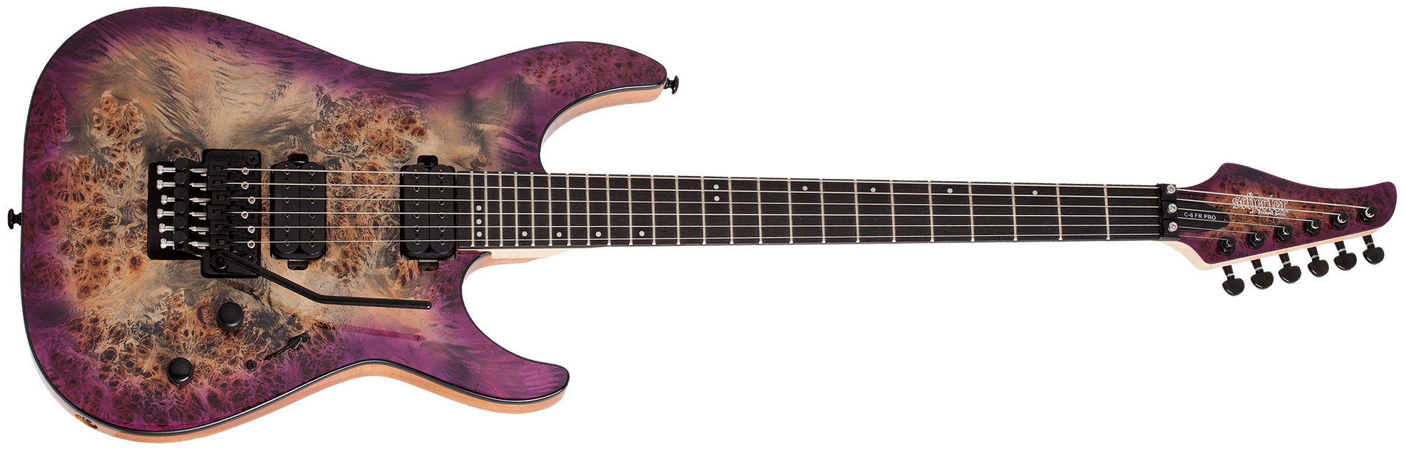 Schecter C-6 Pro FR Aurora Burst 3633-SHC — L.A. Music