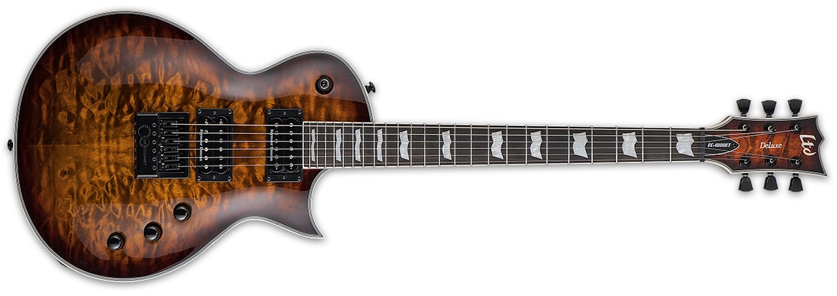 ESP LTD Eclipse EC-1000 EverTune - Dark Brown Sunburst LEC1000ETQMDBSB ...