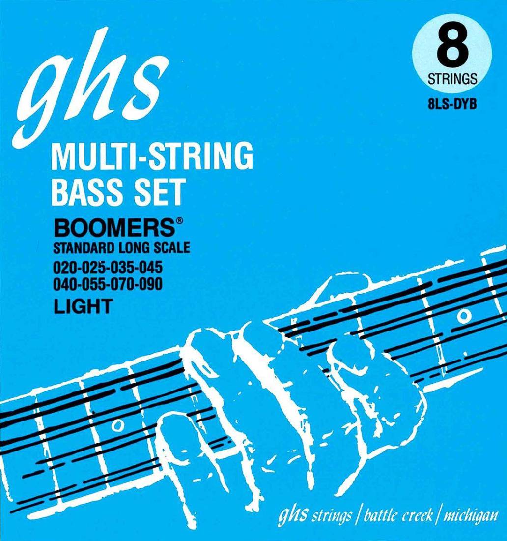 GHS Strings 8-String Bass Boomers - Regular (38'' Winding) — L.A. Music