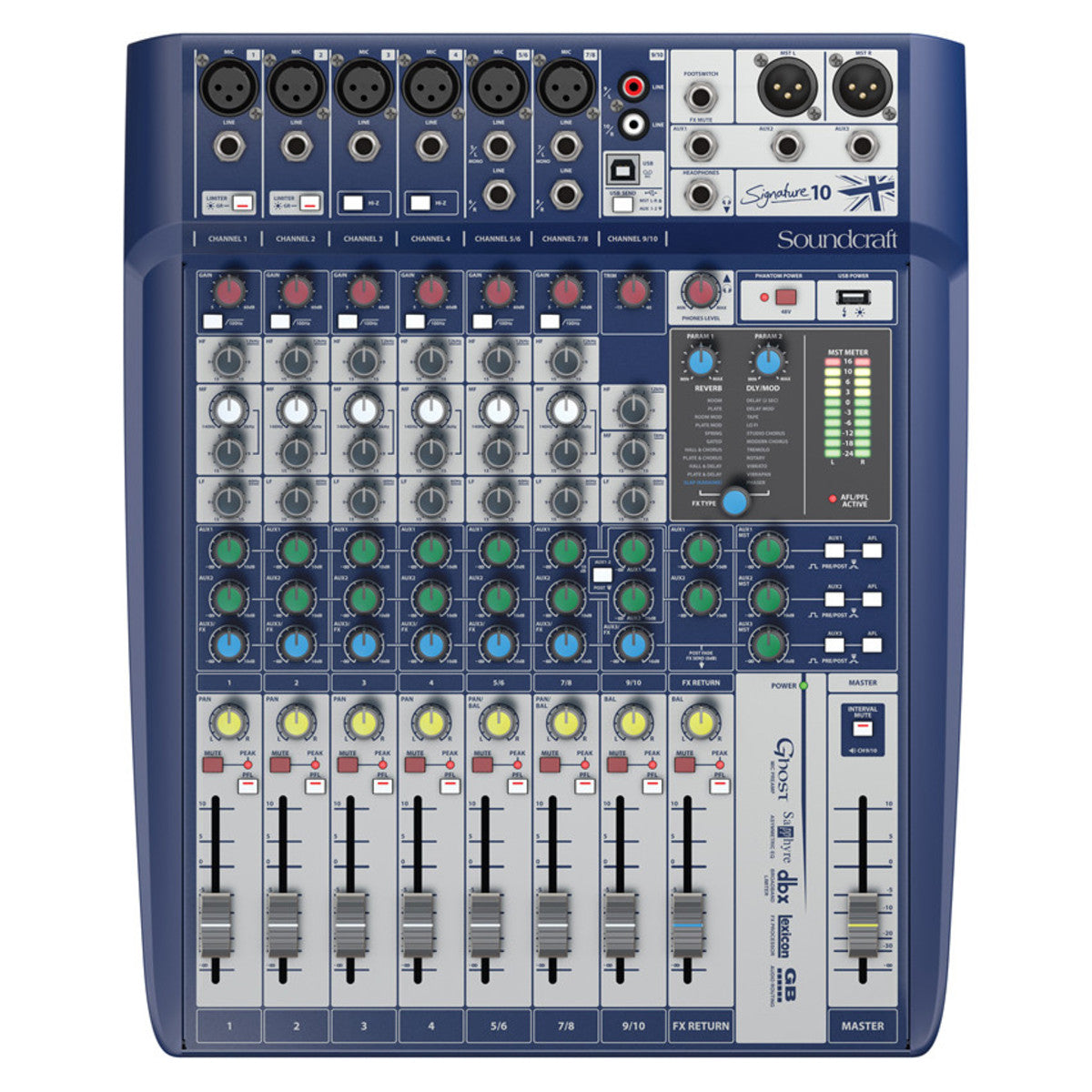 Soundcraft Signature 10 Mixer w/ USB — L.A. Music